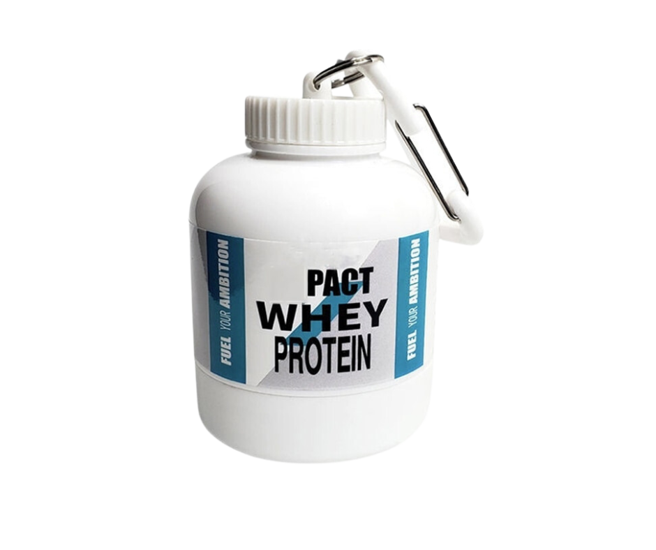 PACT Mini Whey Protein Keychain (Double Scoop Size) – Cool Gym Stuff