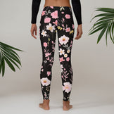 Multicolor Floral Print Women's Leggings – Cool Gym Stuff