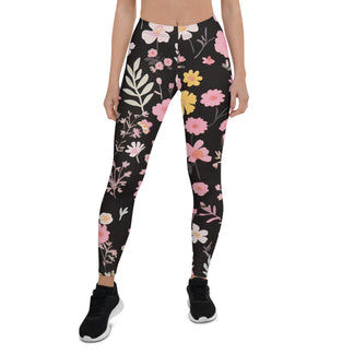 Multicolor Floral Print Women's Leggings – Cool Gym Stuff