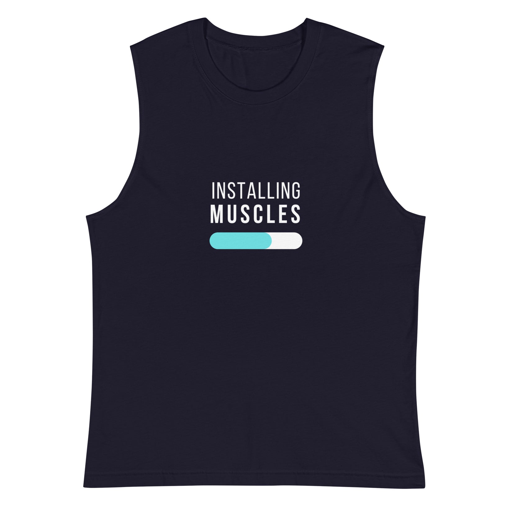 INSTALLING MUSCLES Muscle Shirt – Cool Gym Stuff